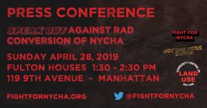 Press Conference to stop RAD conversion of Fulton Houses - Fight For NYCHA