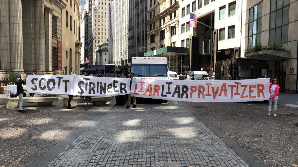 Scott Stringer is a Liar Liar Privatizer ! - Fight For NYCHA